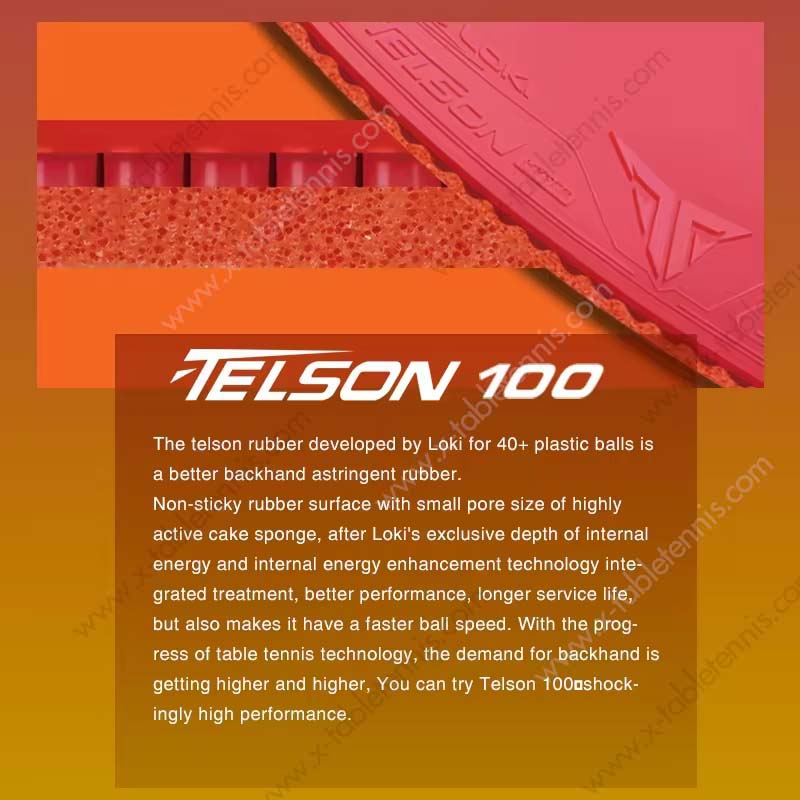 ยางปิงปอง Loki รุ่น Telson 100 – ร้านปิงปอง x-tabletennis